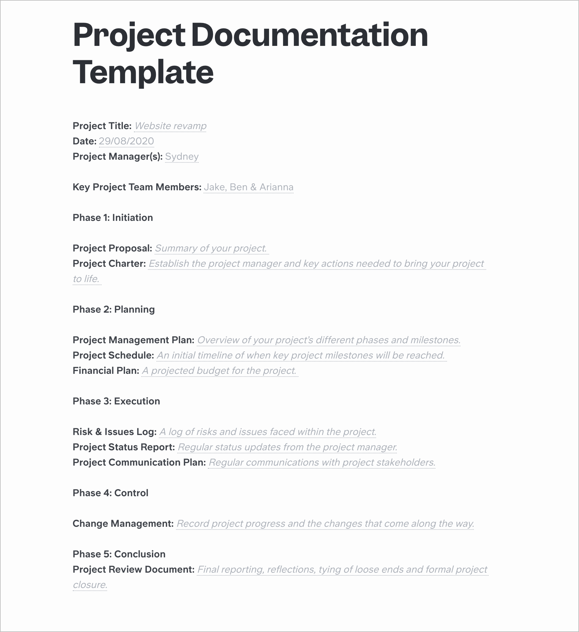 Engineering Project Proposal Template Sfiveband